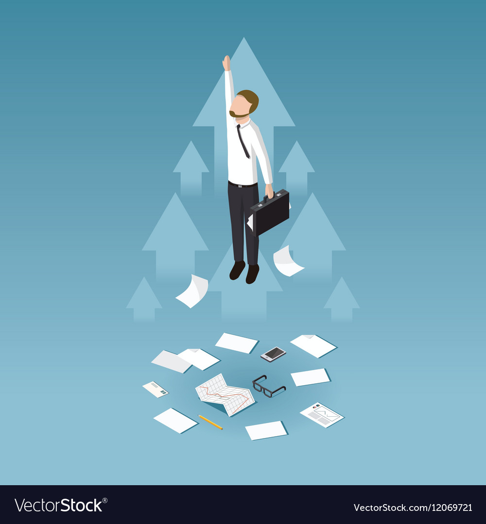 Profit increase 3 Royalty Free Vector Image - VectorStock