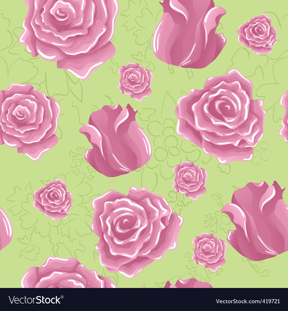 Roses background Royalty Free Vector Image - VectorStock