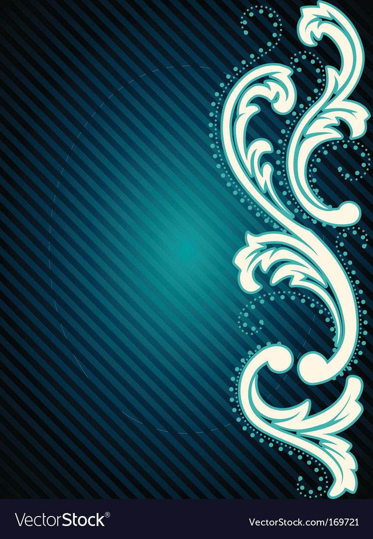 Vertical vintage rococo background Royalty Free Vector Image