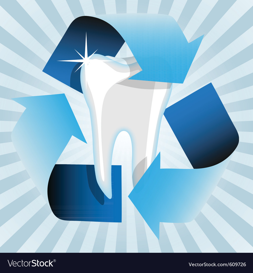 Healthy tooth Royalty Free Vector Image - VectorStock