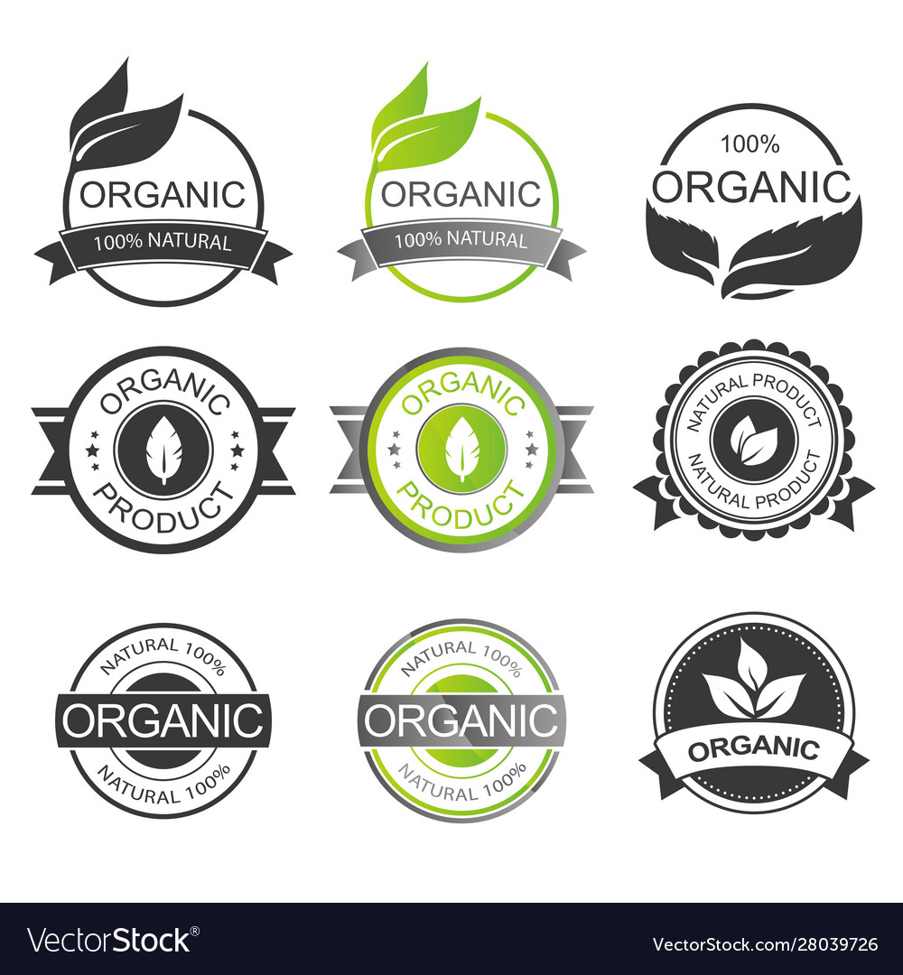 Organic elements Royalty Free Vector Image - VectorStock