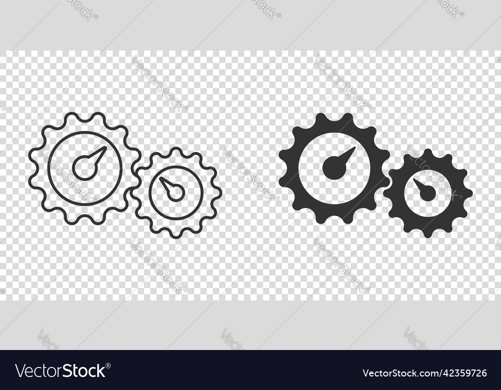 Productivity icon in flat style process strategy Vector Image