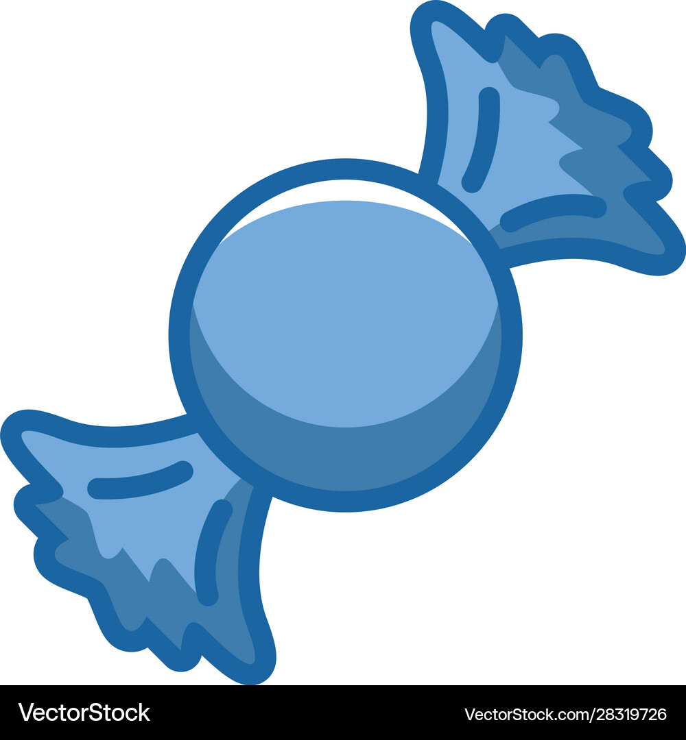 Sweet candy delicious isolated icon Royalty Free Vector