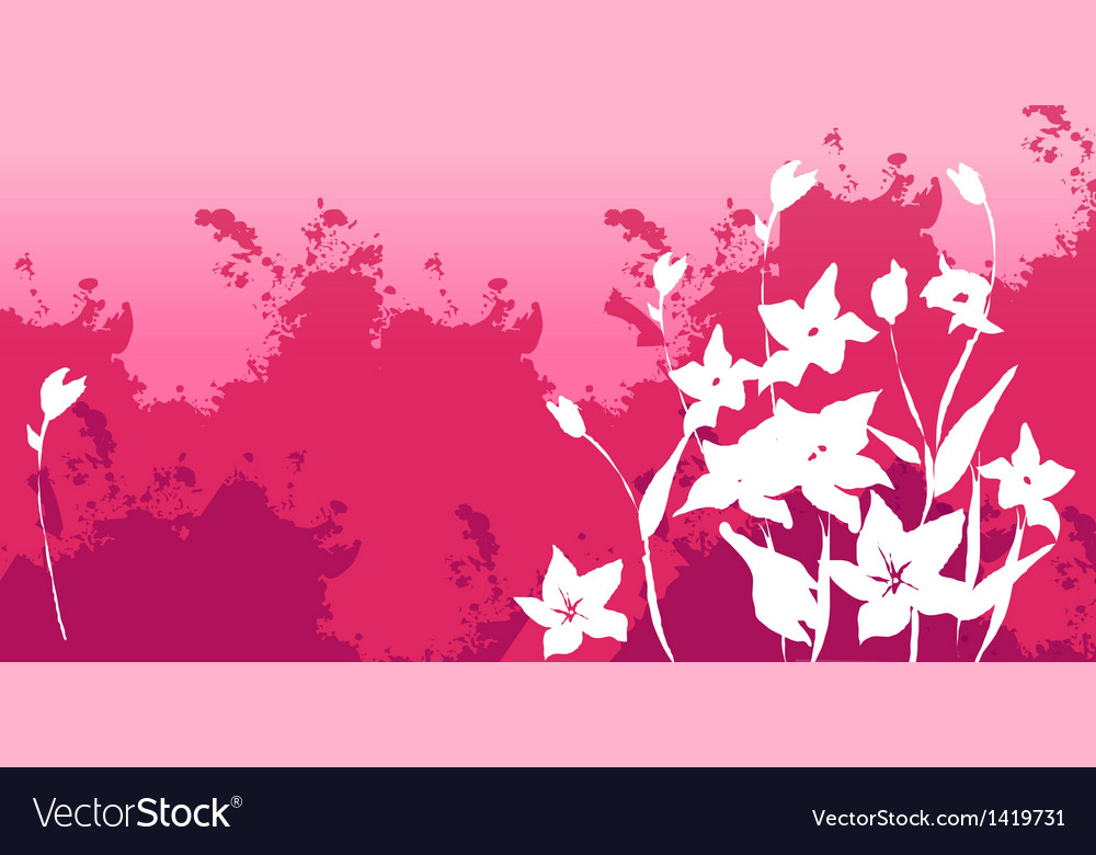 Flora background Royalty Free Vector Image - VectorStock