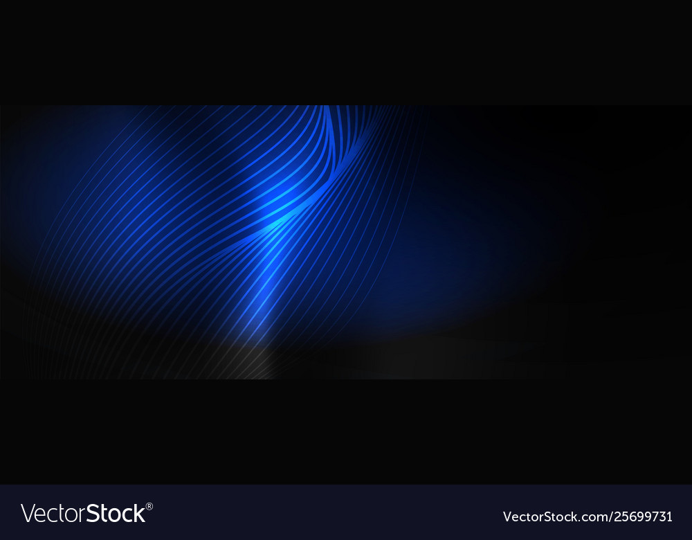 Smoky glowing waves in dark abstract Royalty Free Vector Smoky glowing waves in dark abstract Royalty Free Vector