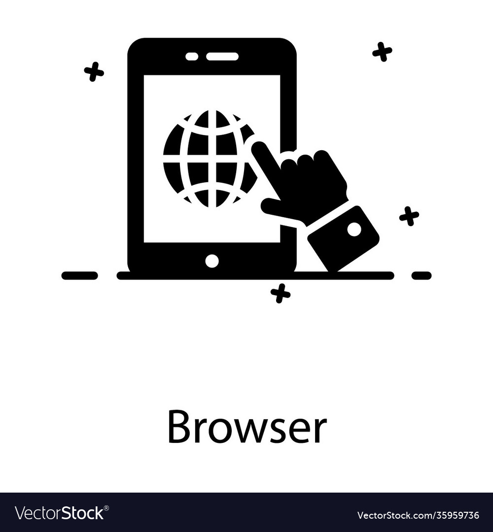 Browser Royalty Free Vector Image - VectorStock
