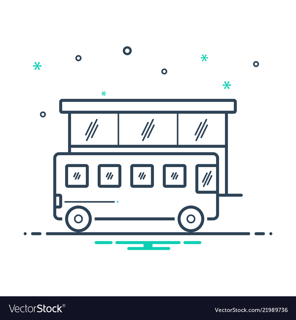 Bus stop Royalty Free Vector Image - VectorStock