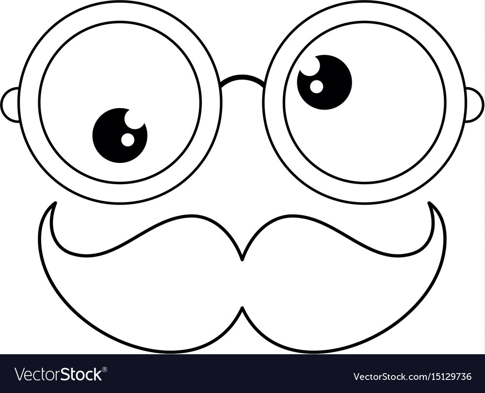 Comic face icon Royalty Free Vector Image - VectorStock