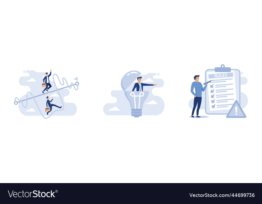 Easy or shortcut way to win business success Vector Image Easy or shortcut way to win business success Vector Image