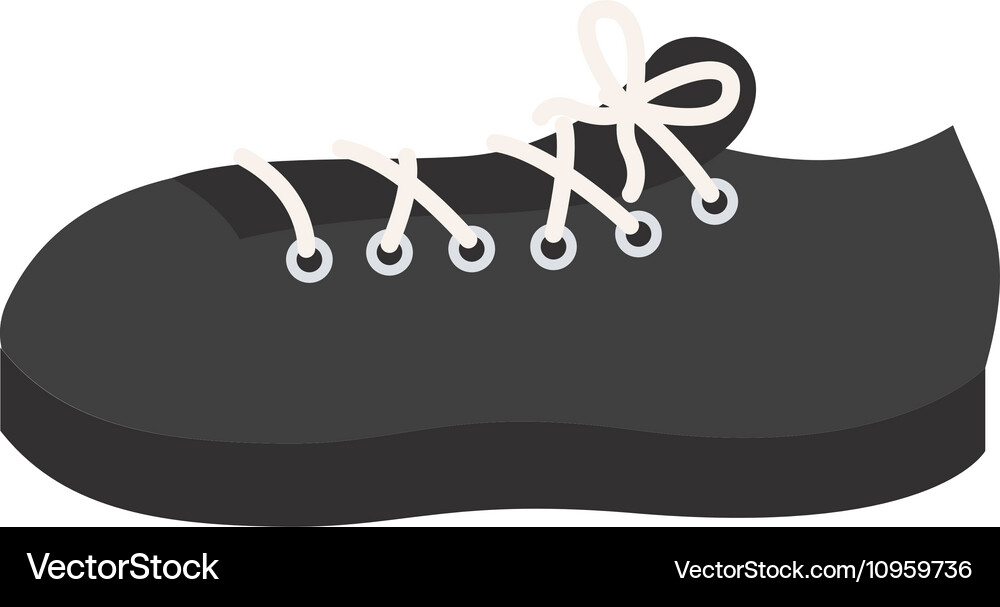 Isolated male shoe design Royalty Free Vector Image