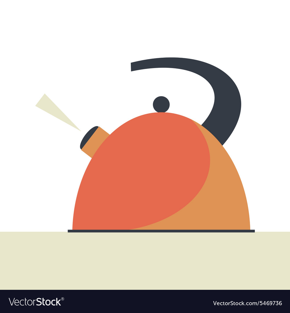 Kettle Royalty Free Vector Image - VectorStock
