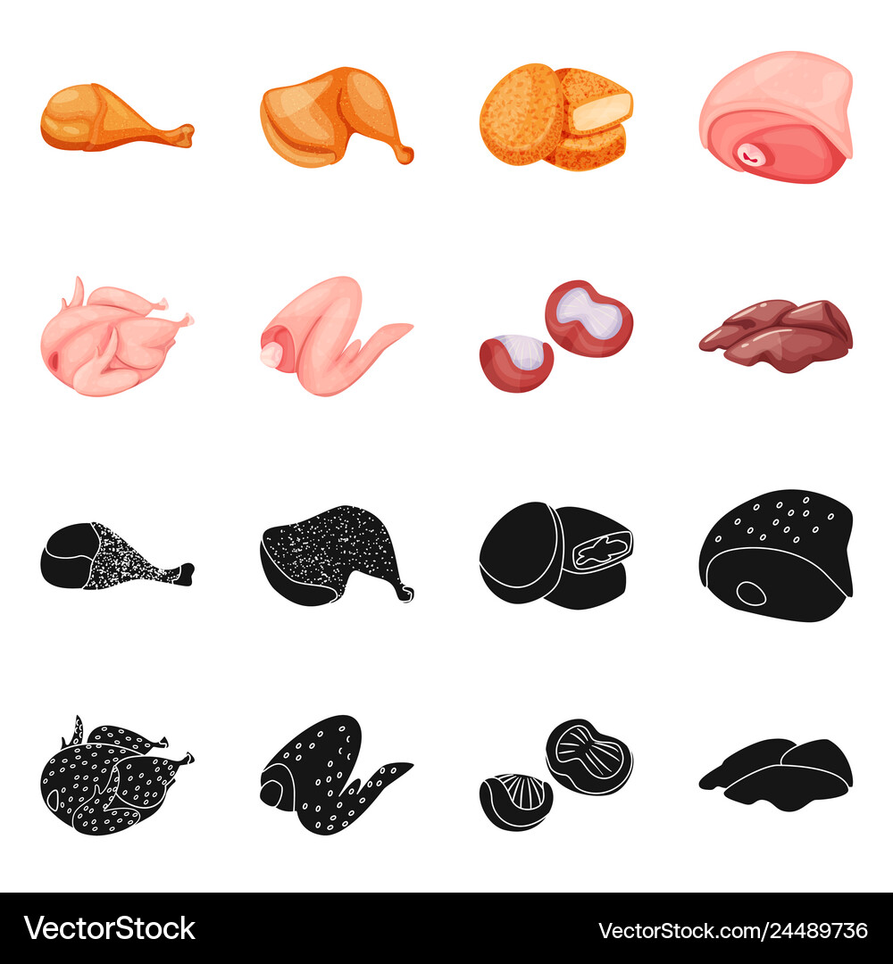 Product and poultry sign Royalty Free Vector Image