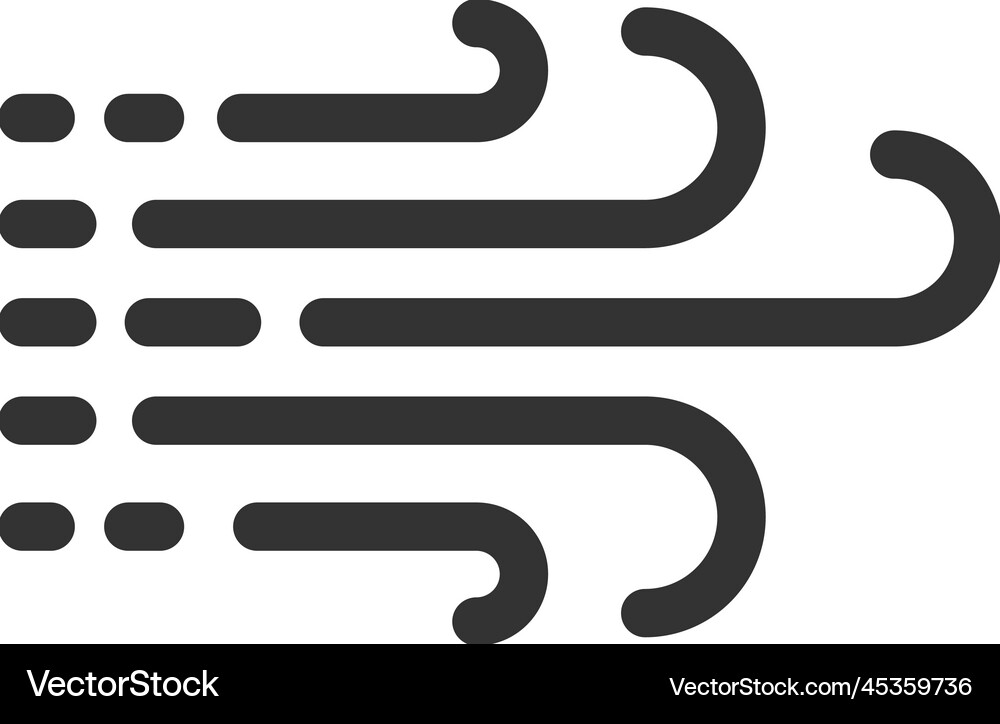 Wind icon Royalty Free Vector Image - VectorStock