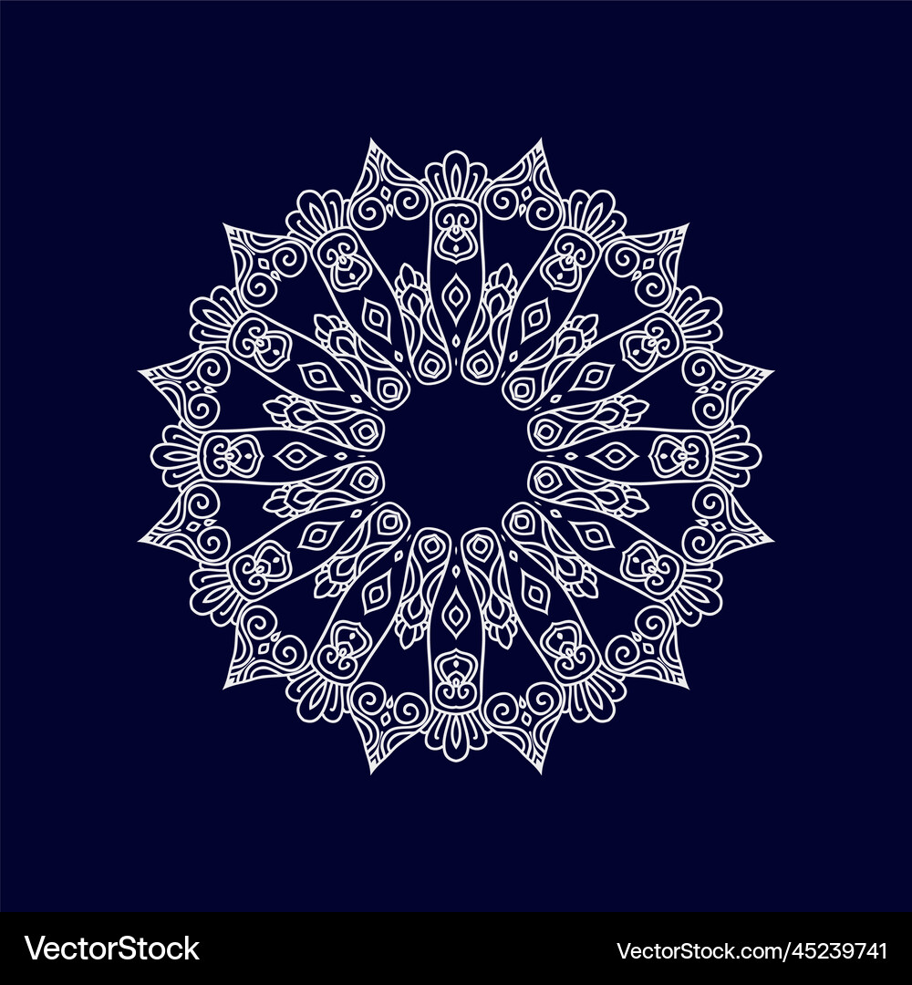 Flower mandala designs mandala art background Vector Image