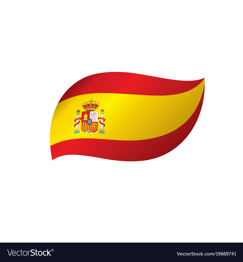 Spain flag Royalty Free Vector Image - VectorStock