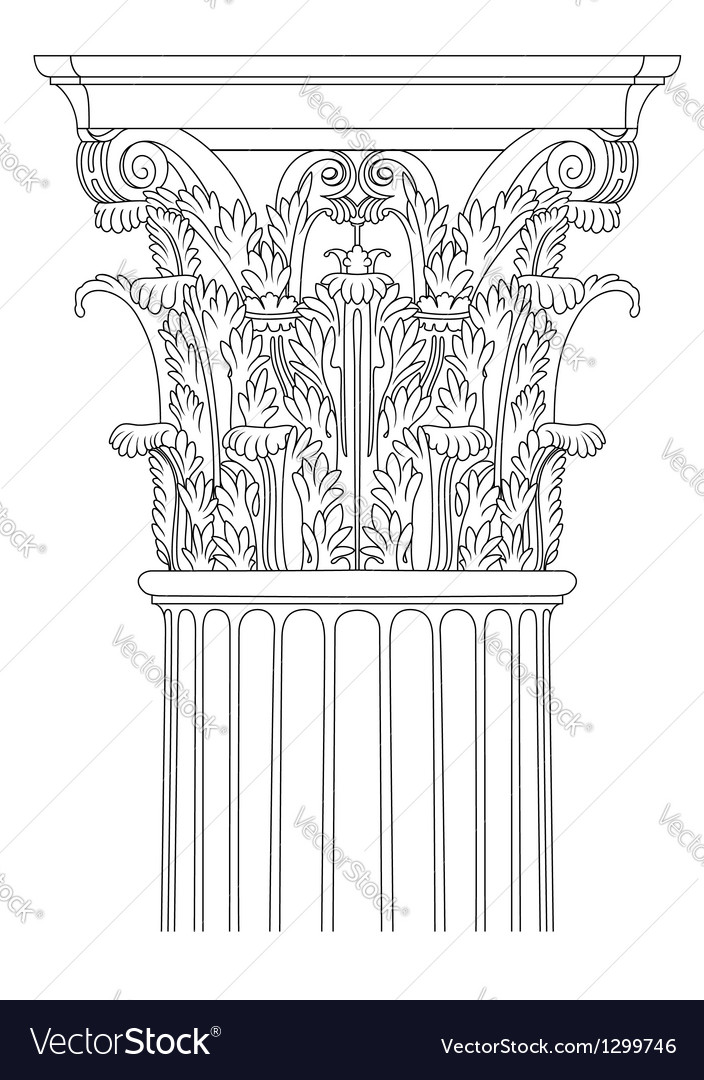 Column Royalty Free Vector Image - VectorStock