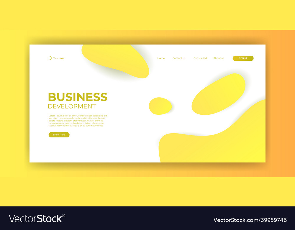 Design for landing page abstract background 3d Vector Image Design for landing page abstract background 3d Vector Image