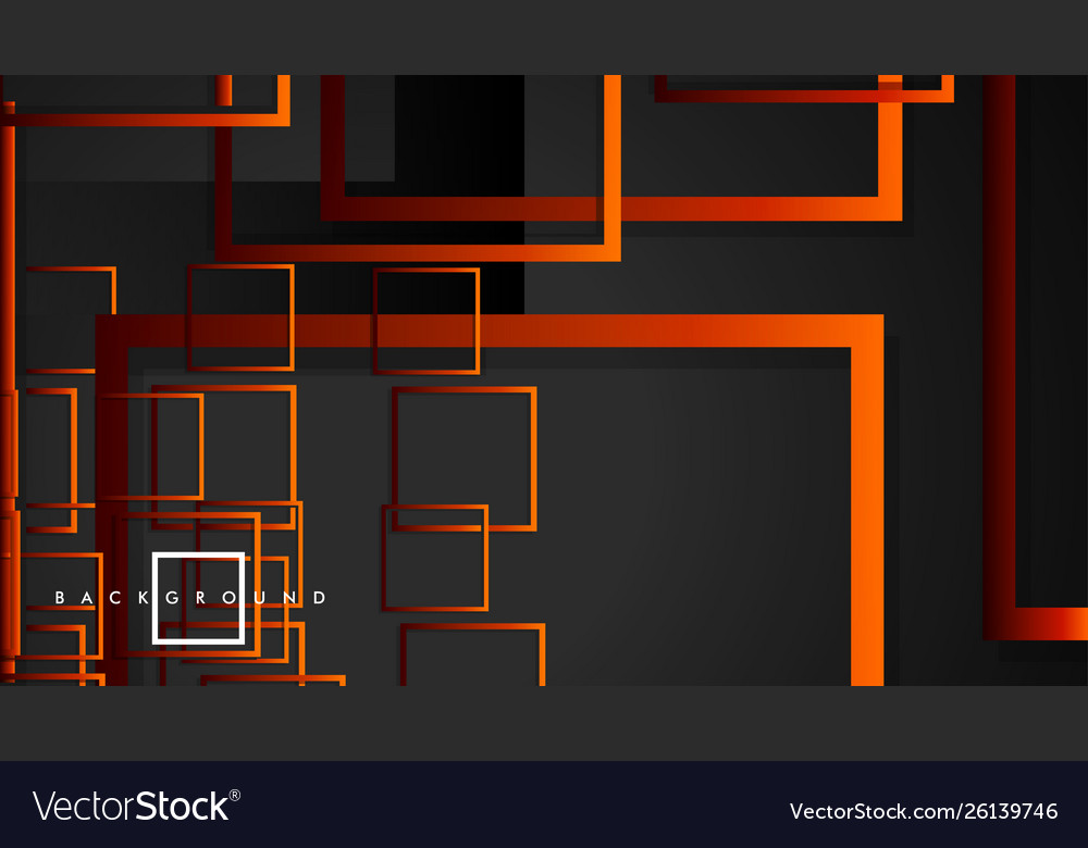 Modern abstract squares backgrounds with a black Vector Image