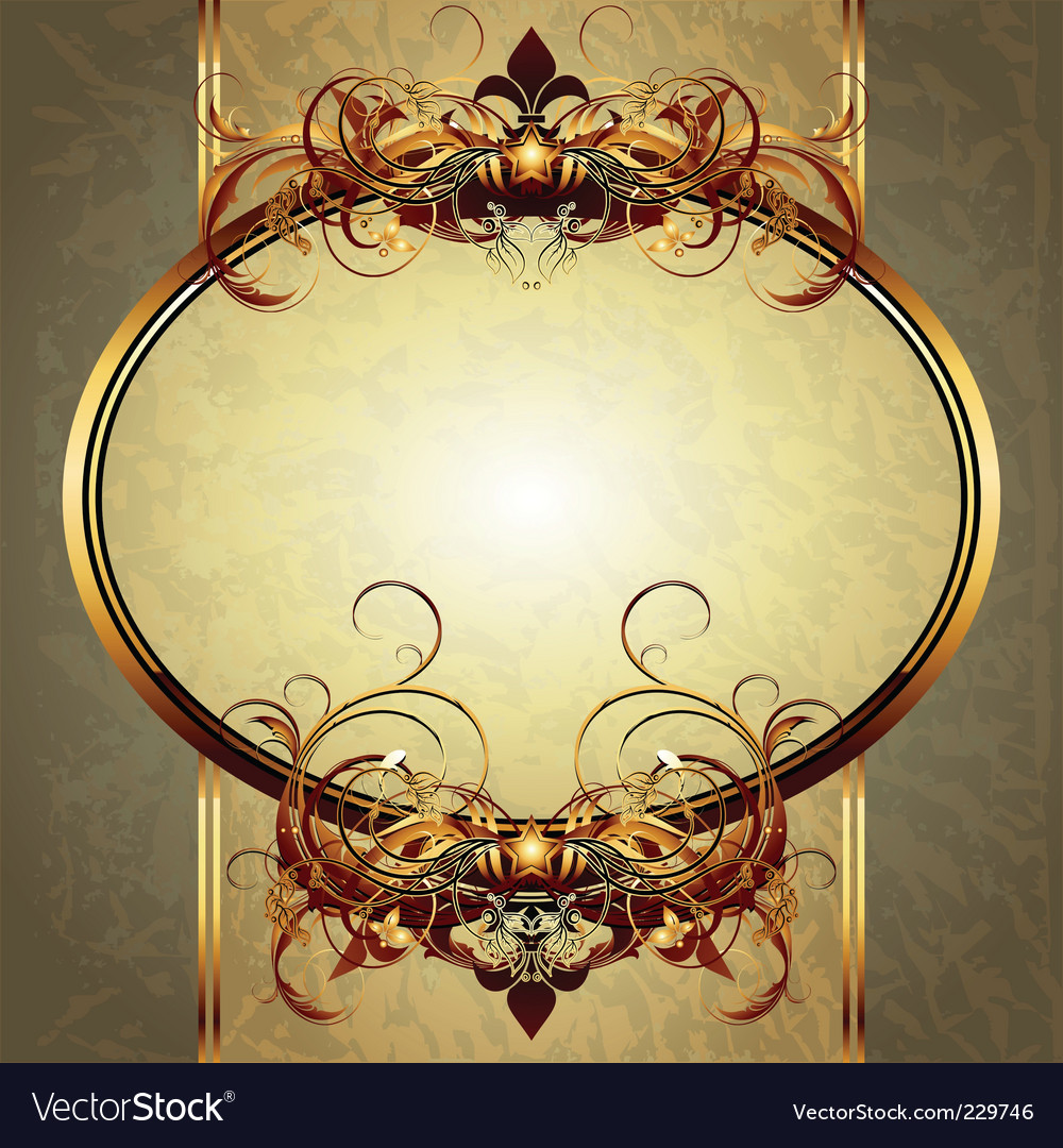 Ornate frame Royalty Free Vector Image - VectorStock
