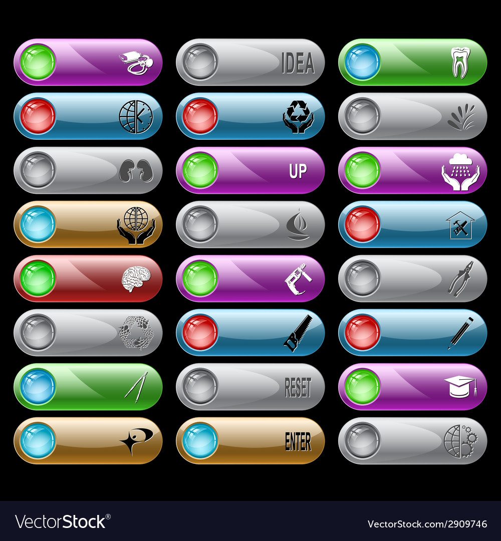 Set Royalty Free Vector Image - VectorStock