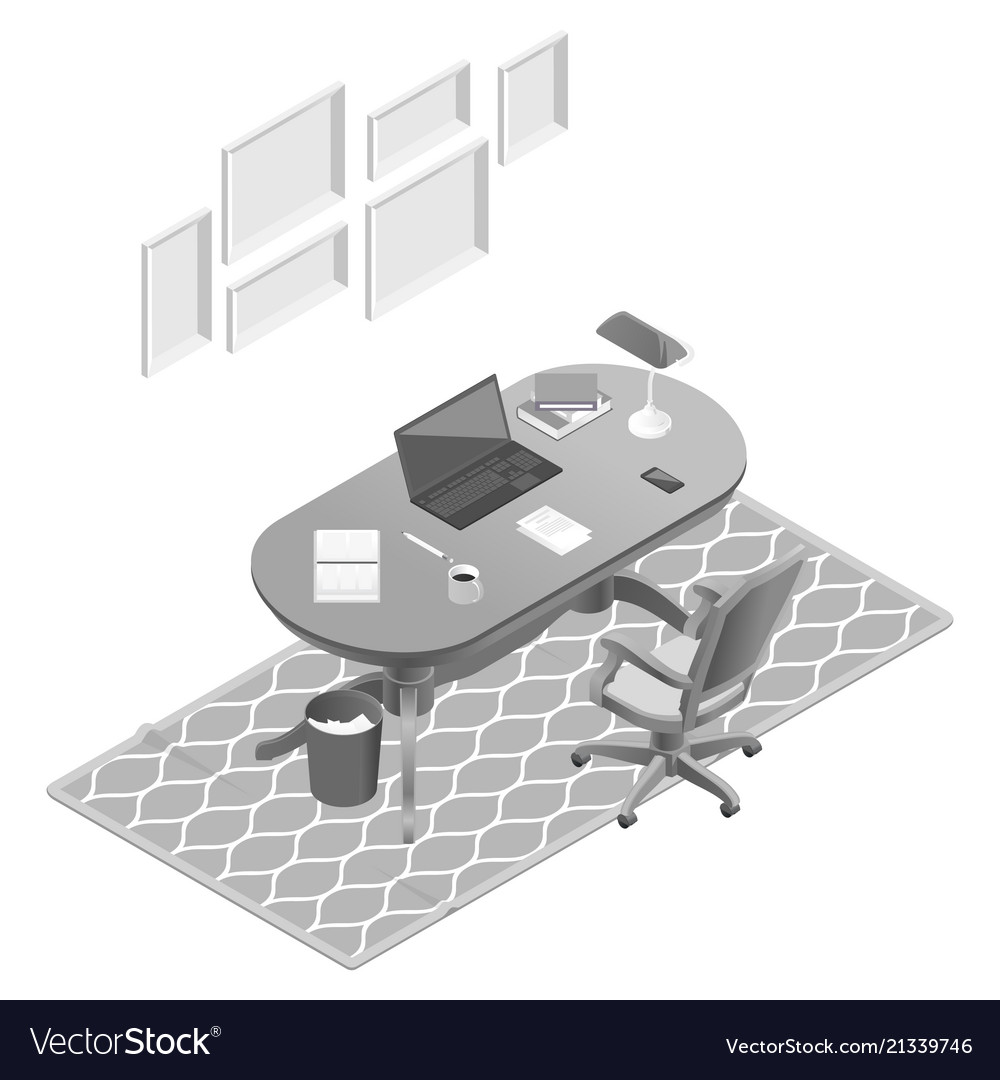 Workplace Royalty Free Vector Image - VectorStock