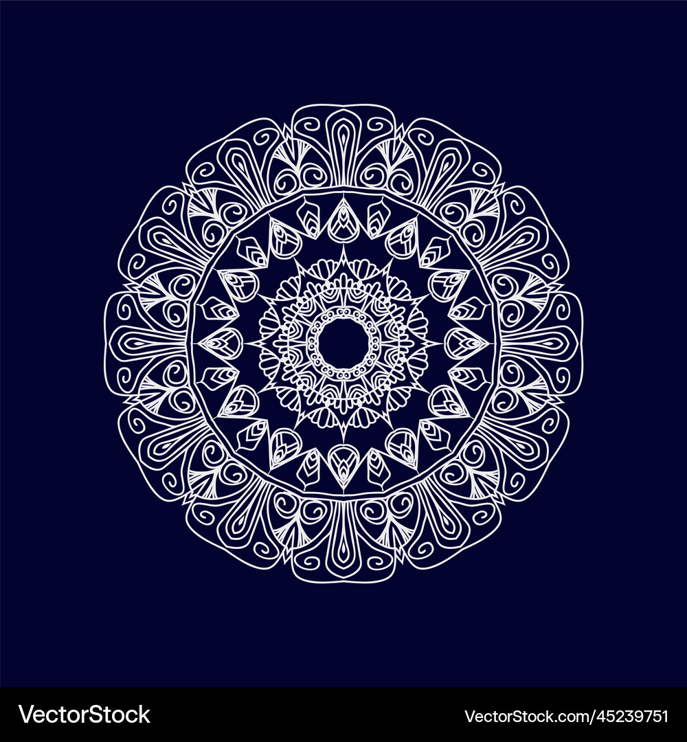 Flower mandala designs mandala art background Vector Image