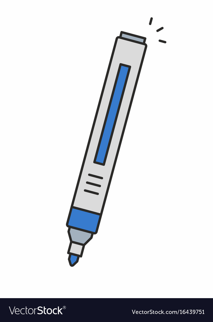 Marker icon Royalty Free Vector Image - VectorStock