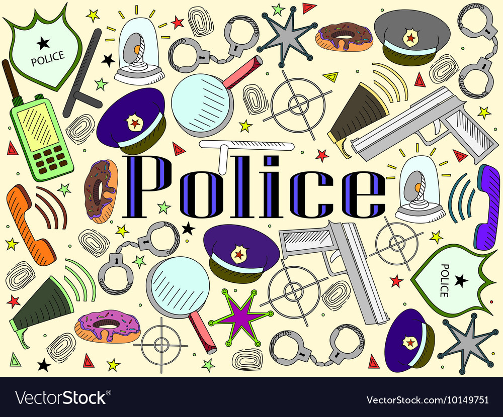 Police Royalty Free Vector Image - VectorStock