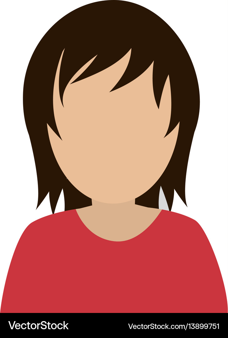 Woman avatar icon Royalty Free Vector Image - VectorStock