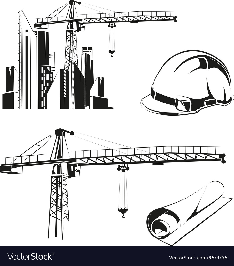 Construction elements Royalty Free Vector Image