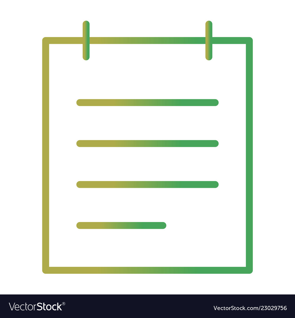 Notepad icon Royalty Free Vector Image - VectorStock