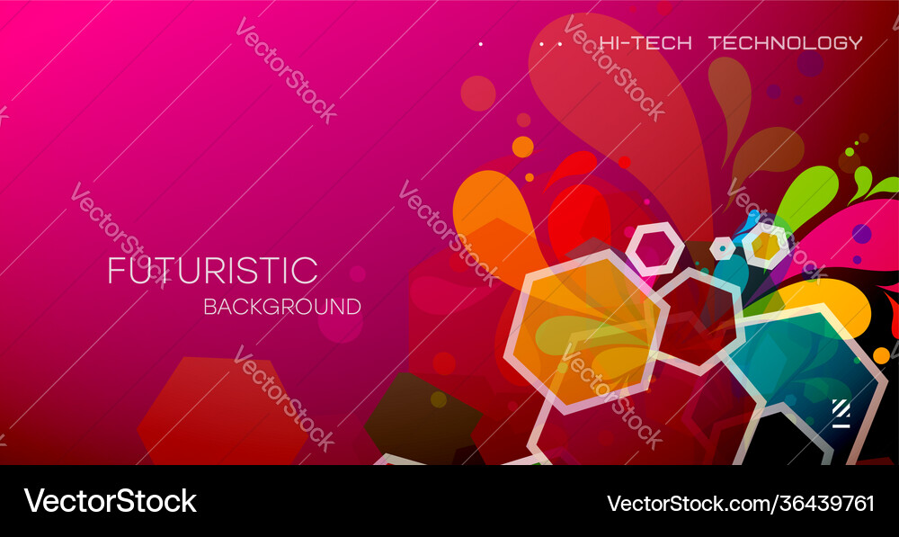 Abstract geometric background gradient minimalist Vector Image