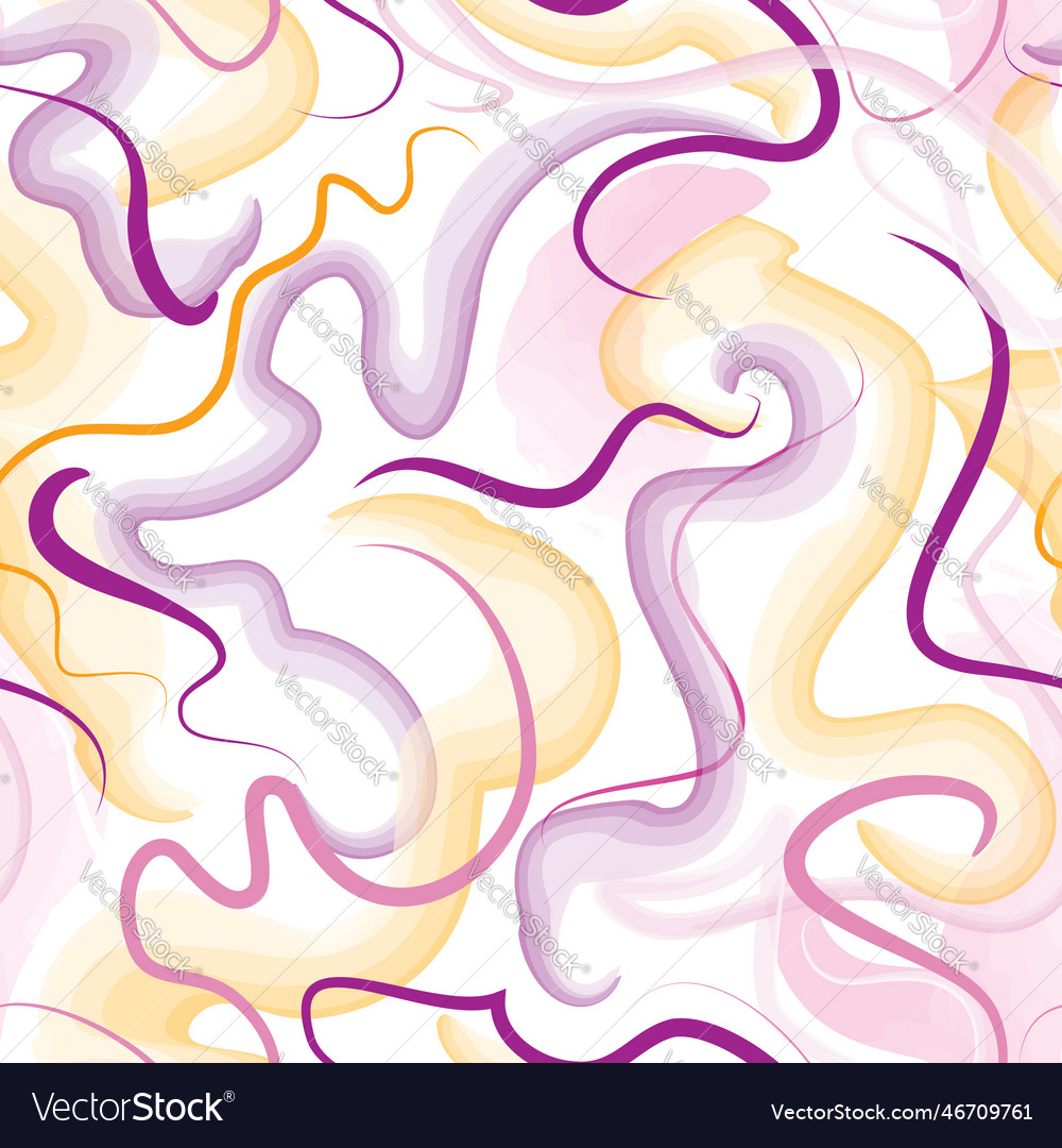 Abstract wavy lines seamless pattern spring Vector Image Abstract wavy lines seamless pattern spring Vector Image
