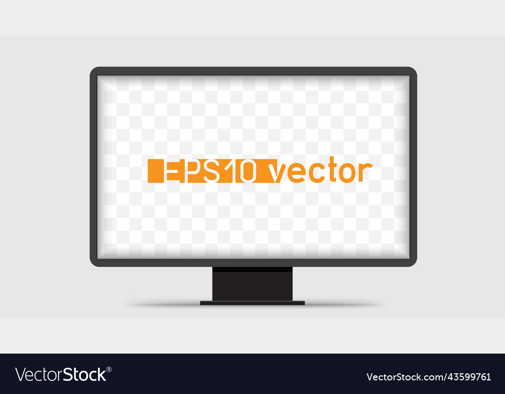 Rectangular black billboard template Royalty Free Vector