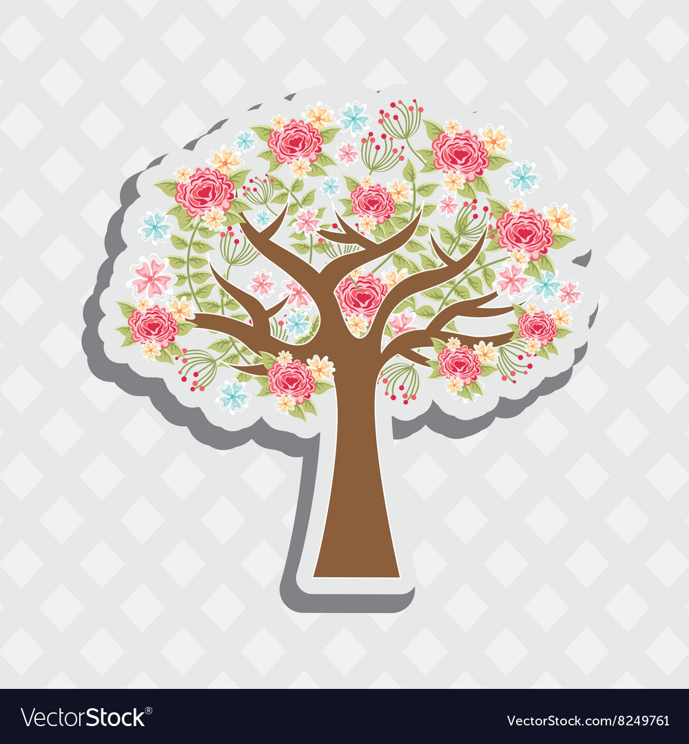 Tree icon design Royalty Free Vector Image - VectorStock