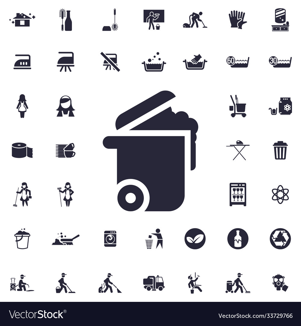 Bin icon Royalty Free Vector Image - VectorStock