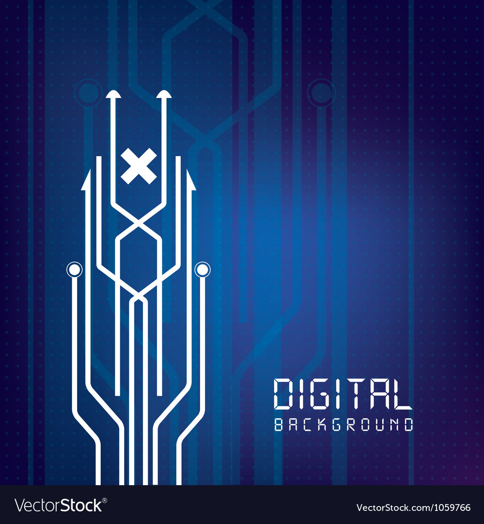 Digital background Royalty Free Vector Image - VectorStock