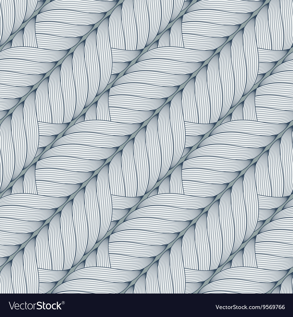 Seamless pattern interwoven ropes Royalty Free Vector Image