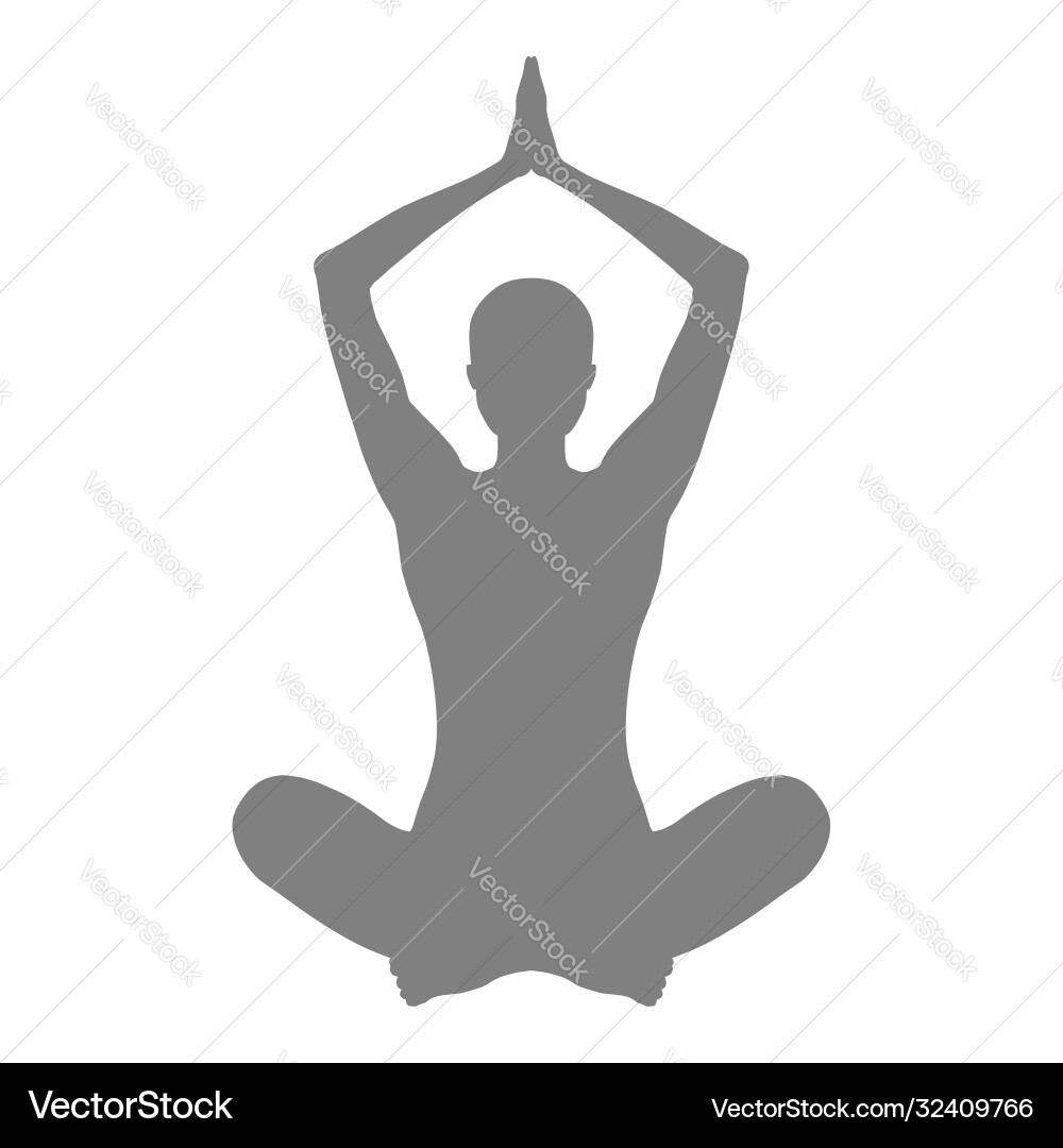 Woman yoga Royalty Free Vector Image - VectorStock