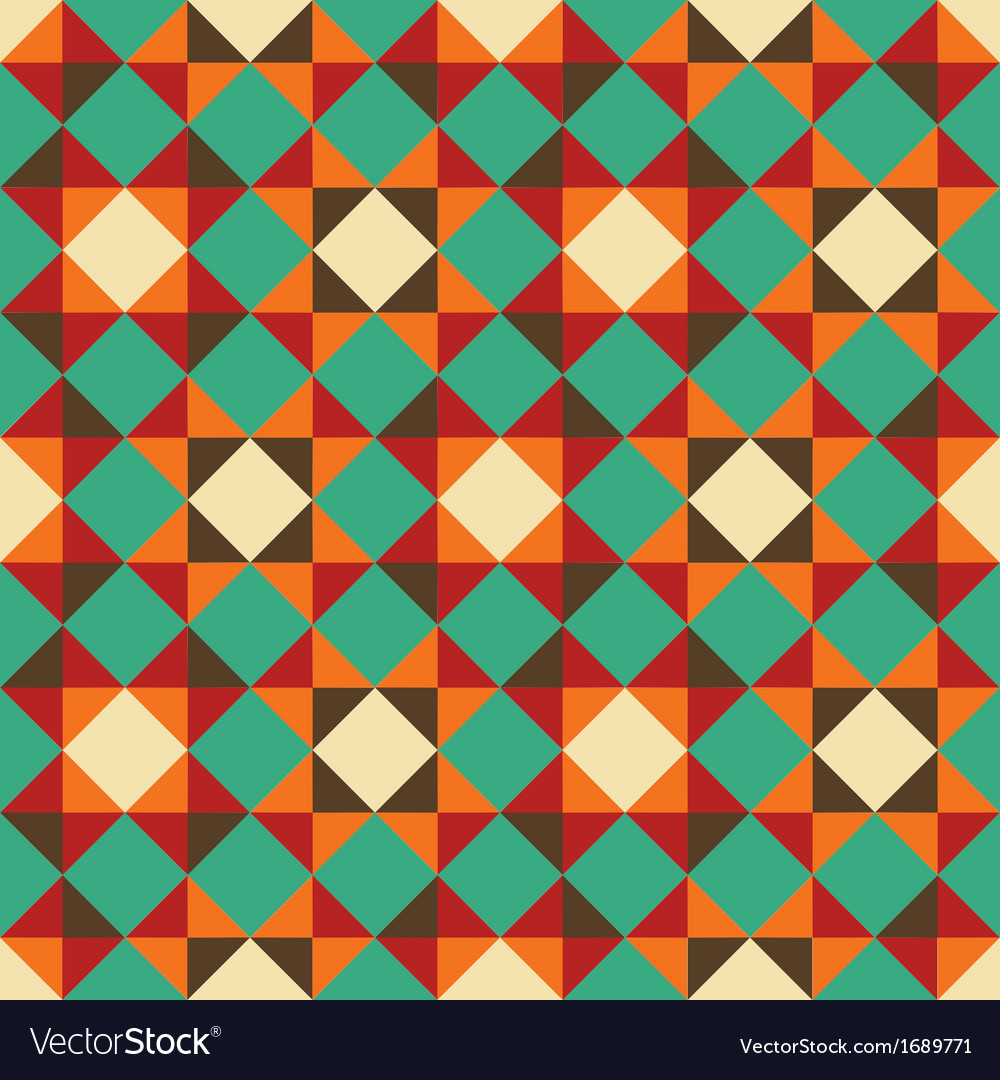 Geometric Retro Pattern