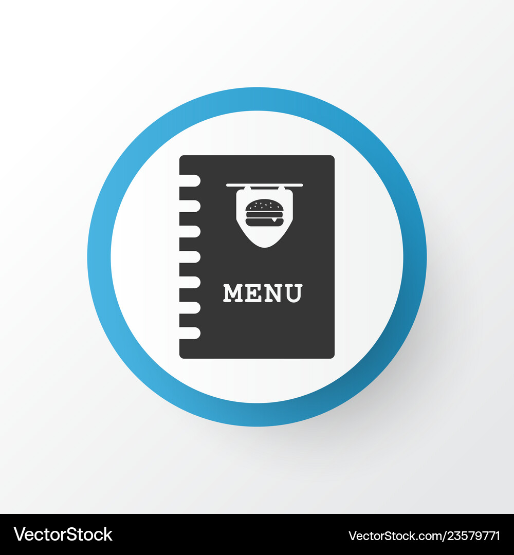 Burger menu icon symbol premium quality isolated Vector Image