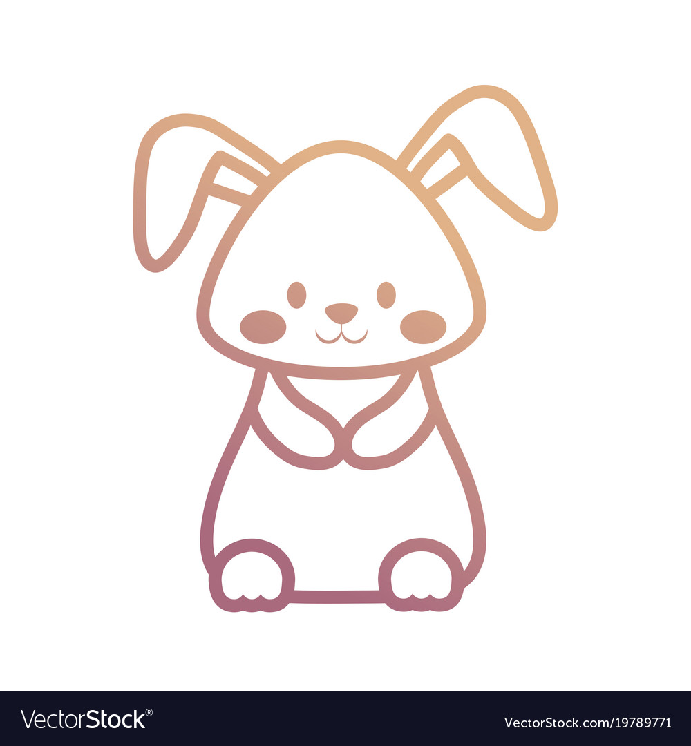 Easter rabbit Royalty Free Vector Image - VectorStock