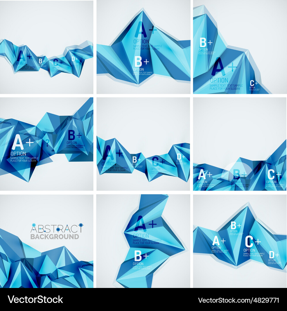 Geometric shapes in the air abstract Royalty Free Vector