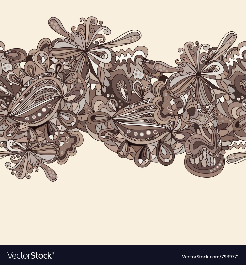 Hand-drawn abstract seamless pattern Royalty Free Vector