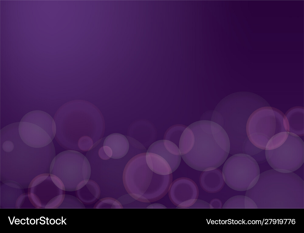 Background template with purple bubbles Royalty Free Vector