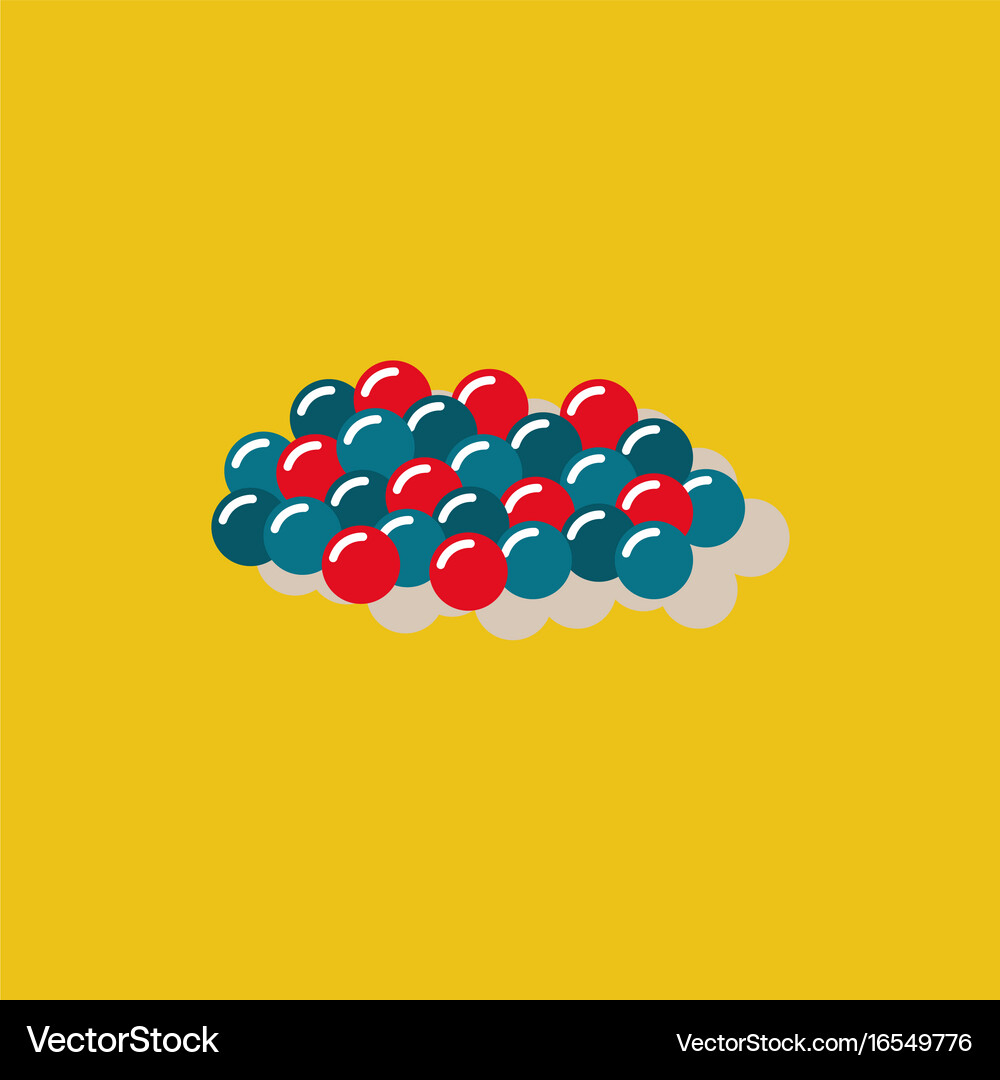 Caviar icon in sticker style Royalty Free Vector Image