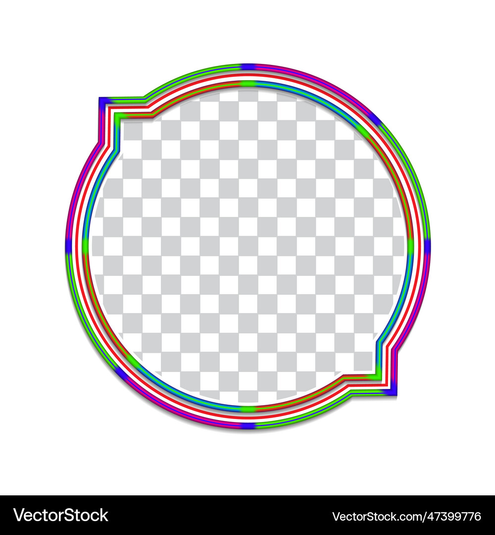 Contemporary delights new age borders Royalty Free Vector