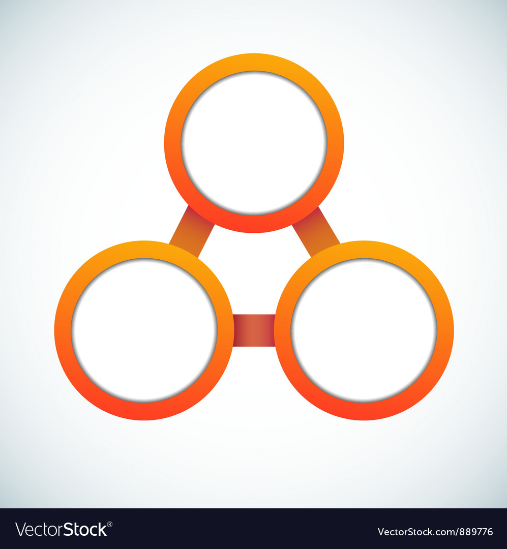 Empty color circle Royalty Free Vector Image - VectorStock