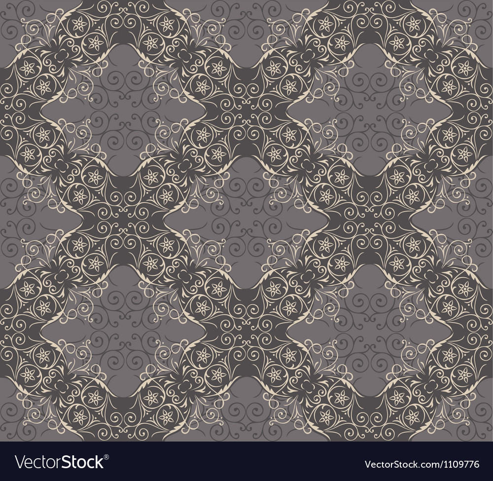 Seamless elegant lace pattern Royalty Free Vector Image