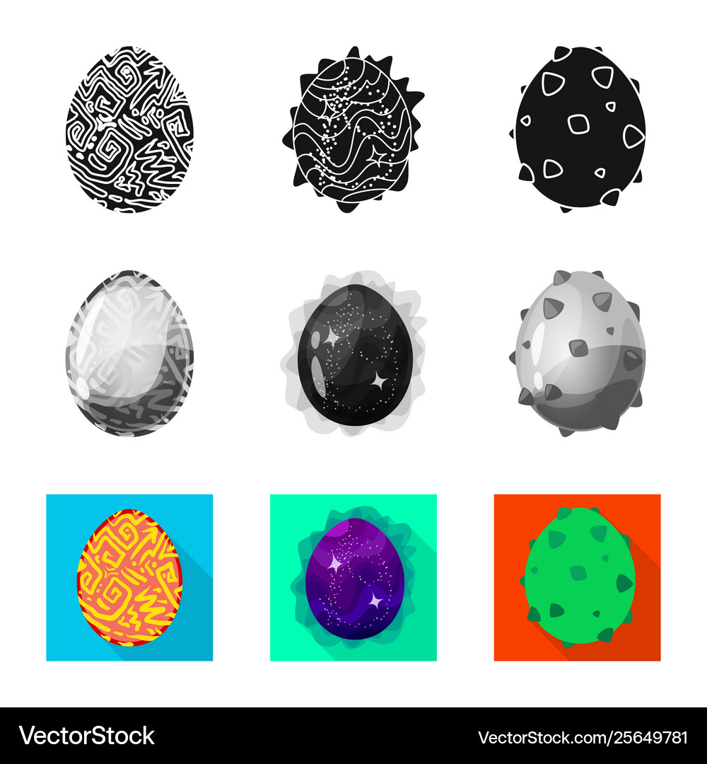 Isolated object animal and prehistoric icon Vector Image
